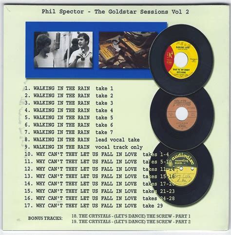 Phil Spector The Gold Star Sessions 5 Cd New Etsy