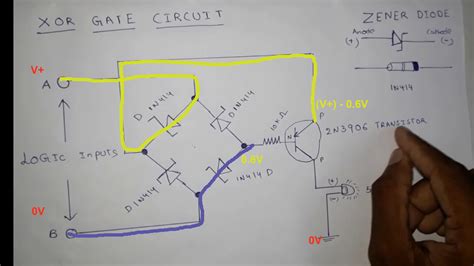 XOR Gate Circuit From Diodes Page Electronics Forum Circuits Projects And Microcontrollers