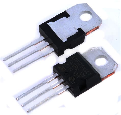 Stps2045ct Stマイクロ 整流ダイオード コモンカソード 10a 45v スルーホール 3 Pin To 220ab