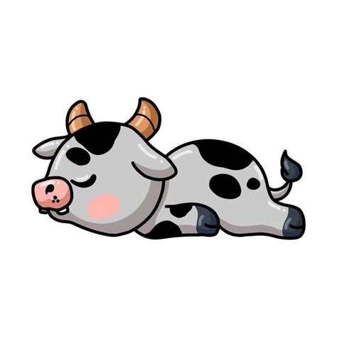 Cow Laying Down Vector Art Icons And Graphics For Free Download