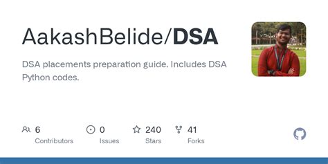 github aakashbelide dsa dsa placements preparation guide includes