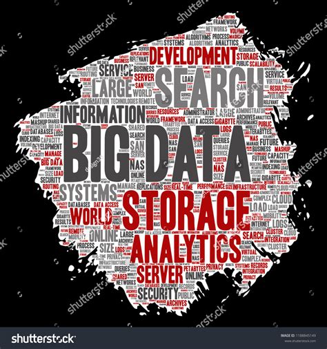 Vector Conceptual Big Data Large Size Stock Vector Royalty Free 1188845149 Shutterstock