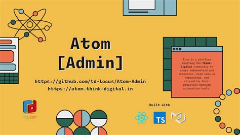 Github Td Locus Atom Admin Admin Application For Atom Atom Is A Platform Enabling The Think