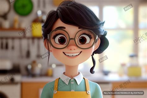 Ai创作图儿插广告 创意阿嬷 儿插女孩 3d小厨神 姐姐形像设计 餐饮卡通阿姨 卡通写实人物 卡通小厨娘 小厨娘形象 仿3d卡通形象 卡通