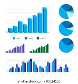 Graphs Charts Business Table Workplace Business Stock Vector Royalty Free Shutterstock
