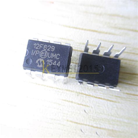 New 5pcs Pic12f629 Ip 12f629 Ip Microchip Encapsulationdip 8 Mcu