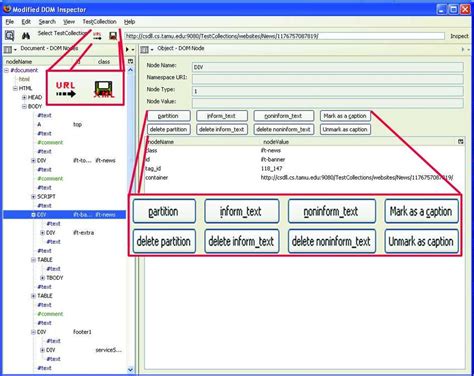 modified dom inspector url to server button stores document in download scientific diagram