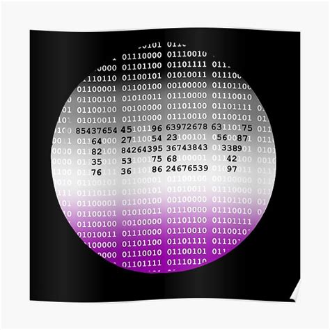 Non Binary Coding Asexual Flag Poster By Makemeasidekick Redbubble