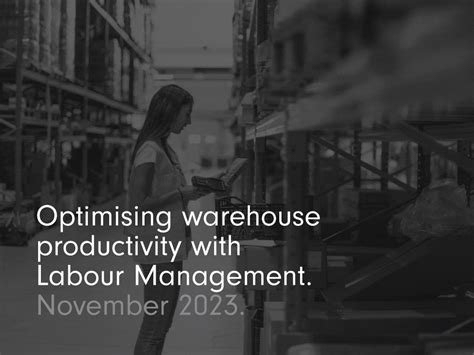 Warehouse Productivity With Labour Management Balloon One