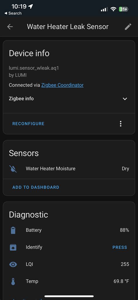 Aqara Water Sensor Temperature Reading Hardware Home Assistant Community