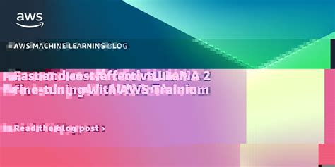 Fast And Cost Effective Llama 2 Fine Tuning With Aws Trainium Snap Tech News