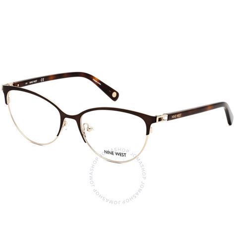 Nine West Ladies Brown Round Eyeglass Frames Nw108421052 886895392938