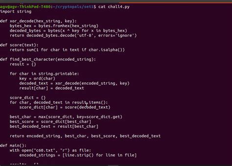 finished cryptopals challenge 4 hitesh matta posted on the topic