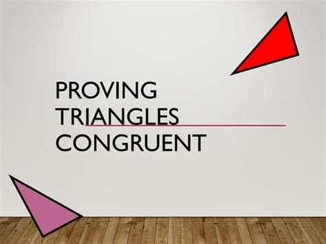 Proving Triangles Congruent Sss Sas Asa Ppt Geography Science