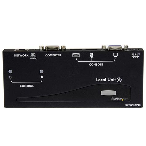 Startech Com Long Range Usb Vga Kvm Console Extender Over Cat Utp Ft In Distributor