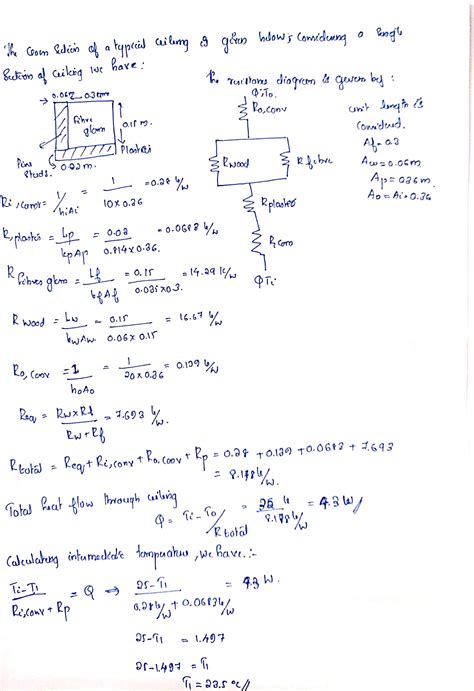 Solved A Cross Section Of A Typical Home Ceiling Is Depicted Below