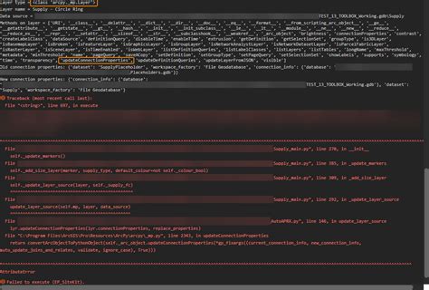 Attributeerror When Using Updateconnectionproperti Esri Community