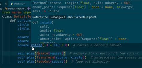 Configuring Visual Studio Code For Using With Manim