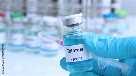 Tetanus Vaccine In A Vial Immunization And Treatment Of Infection