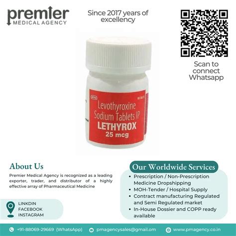 Lethyrox Levothyroxine Sodium Tablets Ip 25 Mcg At Rs 125 Bottle