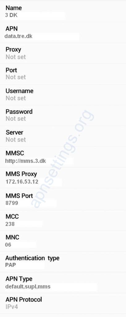 Hong Kong G Apn Settings G G Apn Settings