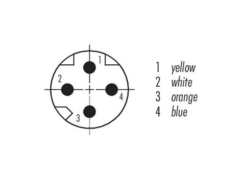 M8 케이블 커넥터 Ip67 쉴드 콘택트 렌즈 4 77 5429 0000 50704 0200