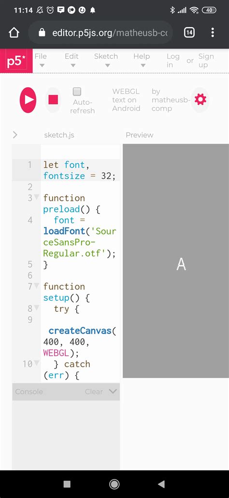 rendering text webgl on android · issue 4404 · processing p5 js · github