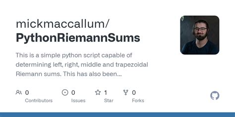 GitHub Mickmaccallum PythonRiemannSums This Is A Simple Python Script Capable Of Determining