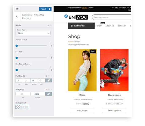 Best Free WooCommerce Theme For WordPress Enwoo