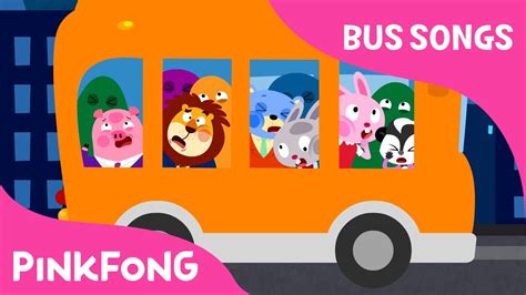 The Wheels On The Orange Night Bus Bus Songs Car Songs Pinkfong