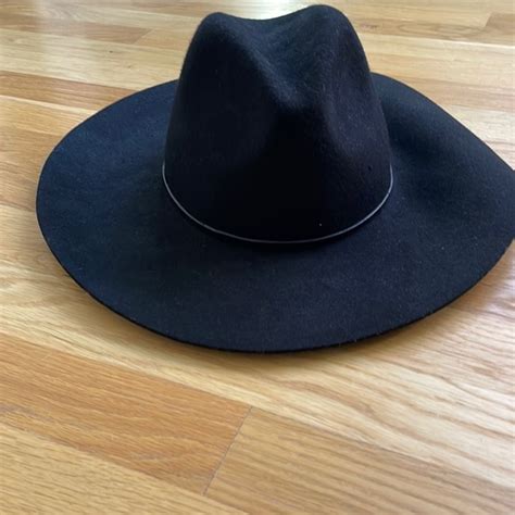 Theory Accessories Theory Black Wool Hat Poshmark