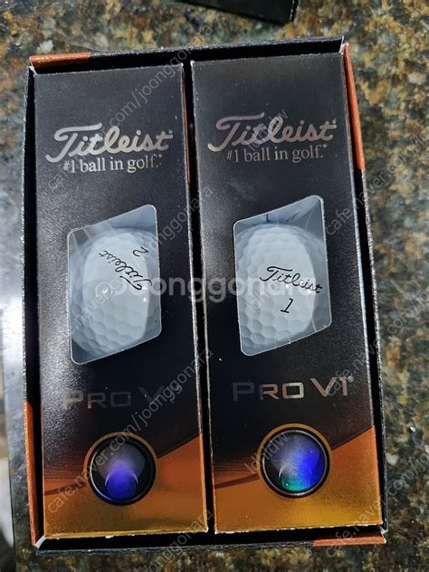 타이틀리스트 Pro V1 6알 2박스 택포 56000원 리빙생활 중고나라