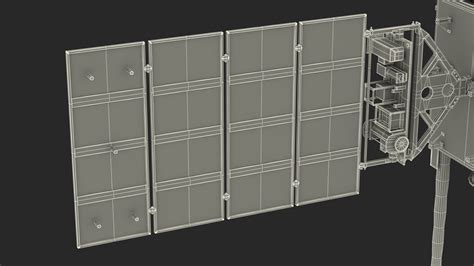 Geostationary Operational Environmental Satellite 3d Model Turbosquid