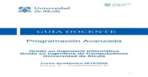 Grado En Ingeniería Informática Grado En Ingeniería De Y Las