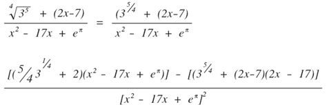 Quotient Rule Calculus Study Guide
