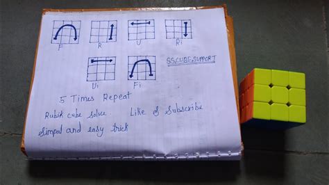 Rubik Cube Solve Easy And Simple Trick In Hindi Solving Youtube