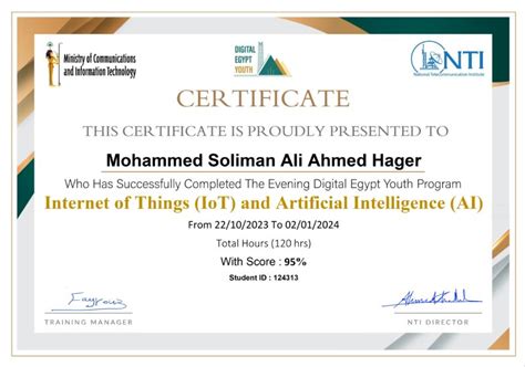 Mohammed Soliman On Linkedin Machinelearning Deeplearning Iot Nti