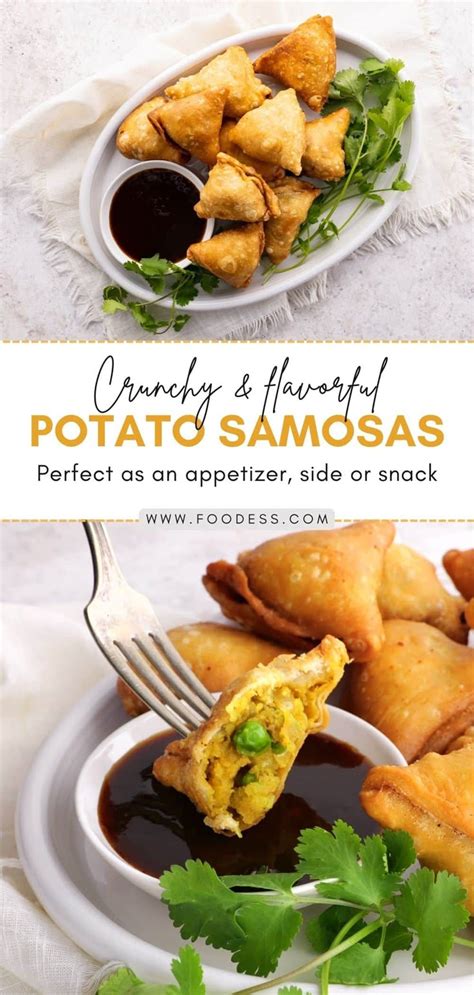 Potato Samosas Easy Recipe With Step Photos Video Foodess Rezepte