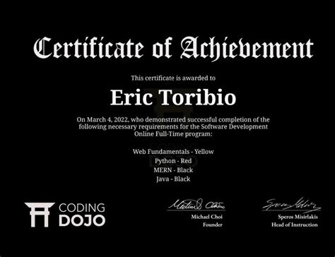 Dojosuccess Eric Toribio