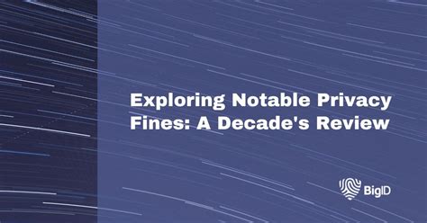 Bigid On Linkedin Databreaches Privacyviolations Dataprivacy Privacyfines Cybersecurity