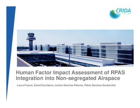 Pdf Human Factor Impact Assessment Of Rpas Integration Into Non Segregated Airspace