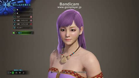 セクシーゲームキャラクリエイト キャラメイク PS PS モンスターハンターワールド YouTube