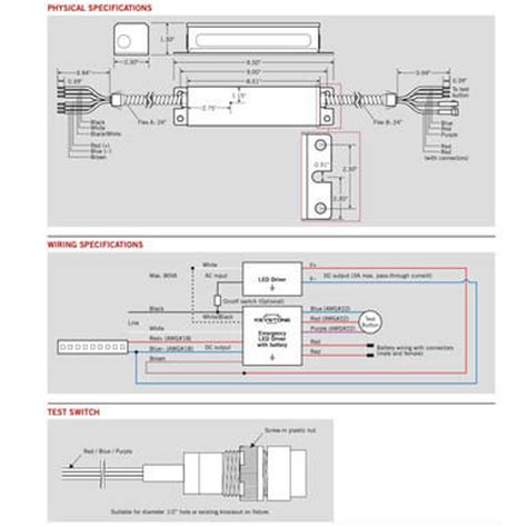 keystone kt emrg led 5c 500 en df emergency led driver