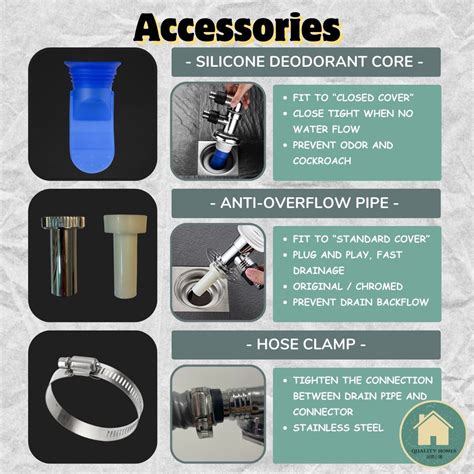 Full Set Closed Cover Cm X Cm Floor Grate Washing Machine Drain Hose To Floor Grate