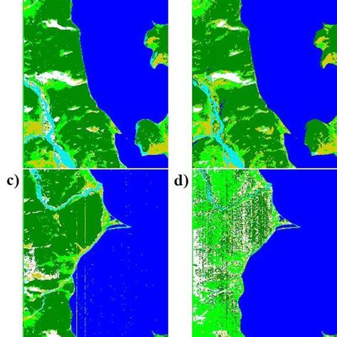 Classification Results A Spectral Angle Mapper B Support Vector Download Scientific Diagram
