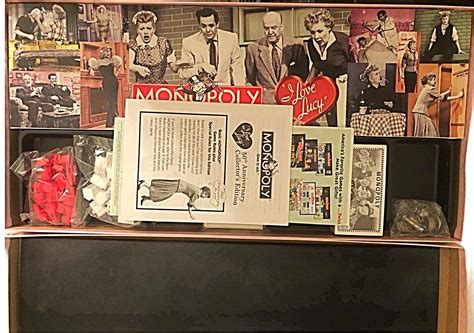 Usaopoly 2001 I Love Lucy Monopoly 50th Anniversary Collectors