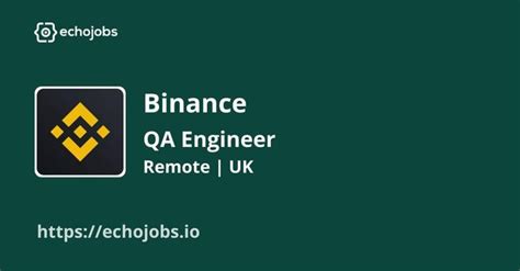 Binance Is Hiring Qa Engineer Internal System Uk London Uk Remote Bash Java Api Python