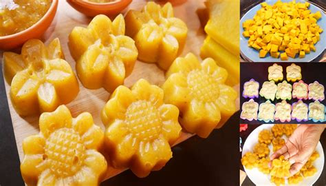 วิธีทำ ขนมฟักทอง ขนมไทยทำง่าย สีสวย เนื้อนุ่ม หวานมัน Ideapunsuk