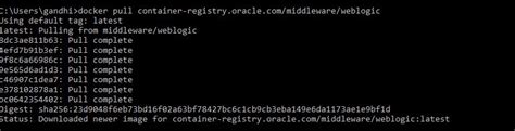 Docker Oracle Weblogic Container All About Database Administration