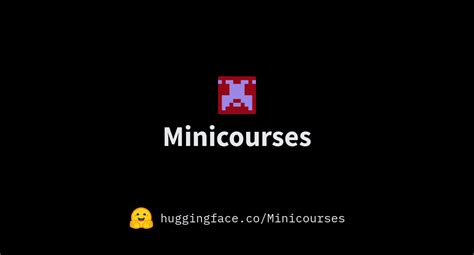 Minicourses Mini Course